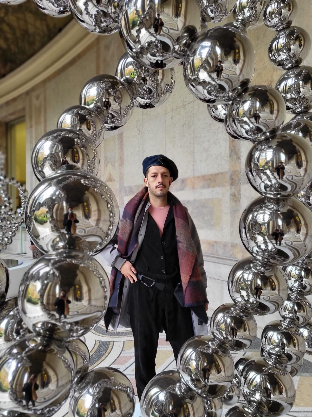 Pierced Denim Beret PUNK. Grunge Beret. Rebel Spirit. Suitable for Men ...