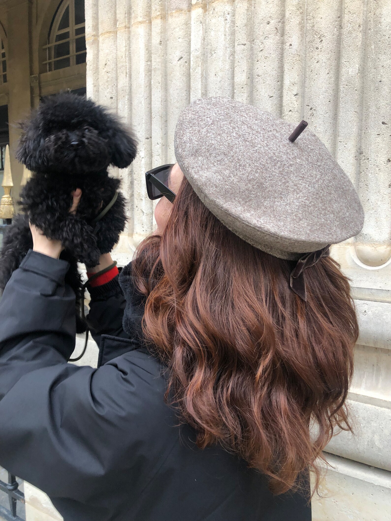BOW JOUR BERET Velvet Bow Beret Minimal Beret Antique - Etsy