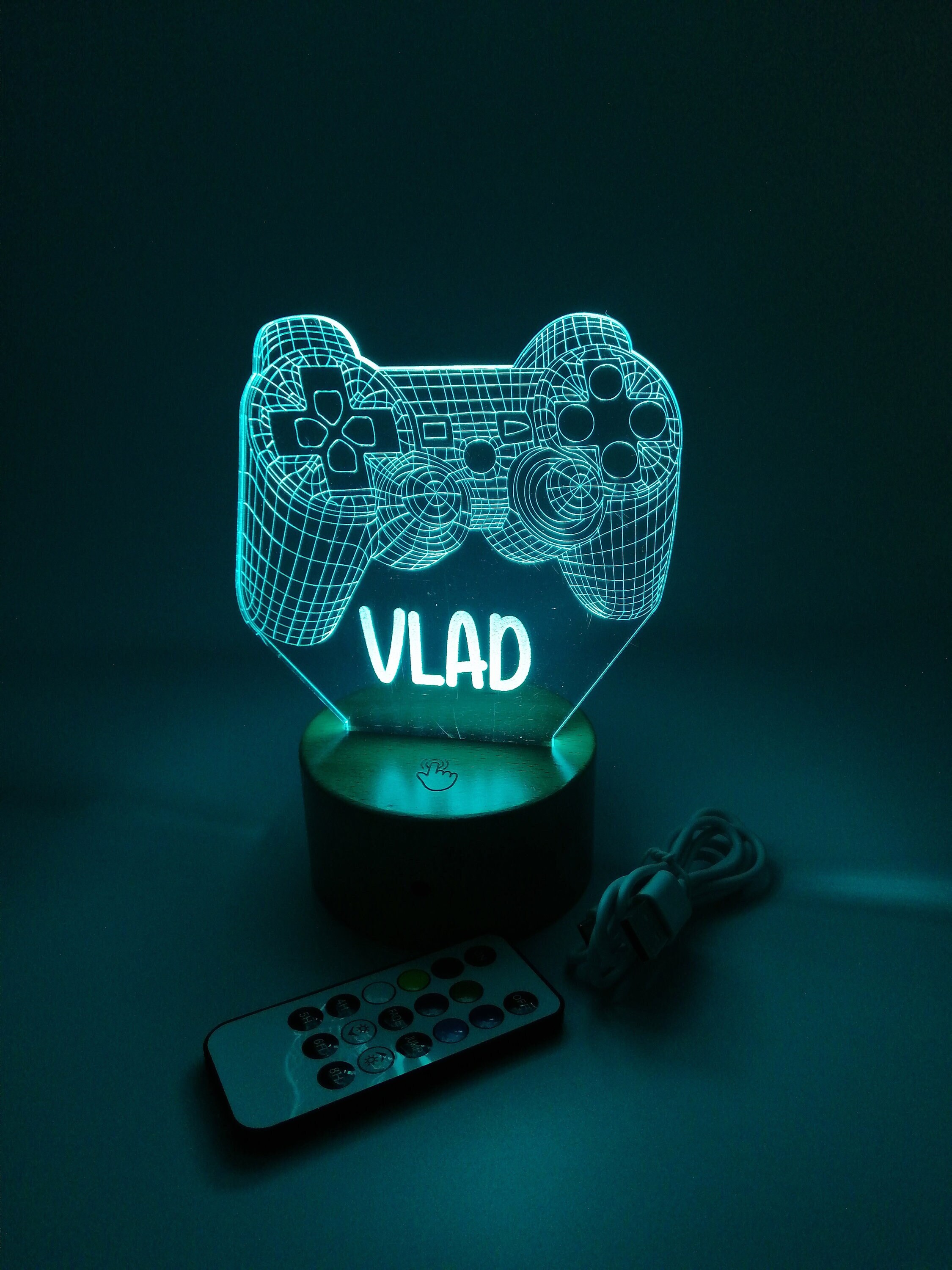 Playstation led lampada luminosa - Etsy Italia