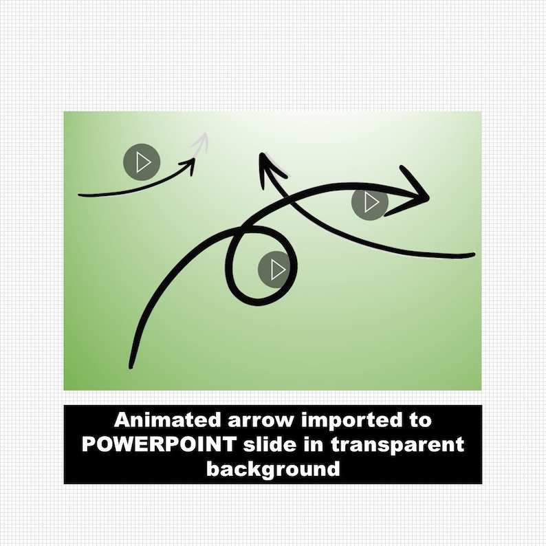 Animated Curve and Spiral Arrow | Moving Illustration Arrow in GIF and ...