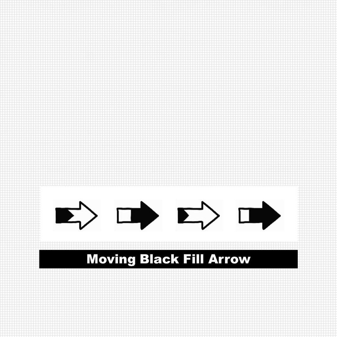 Animated Arrow Flashing, Blinking and Moving Fill Arrow in GIF and MP4 ...