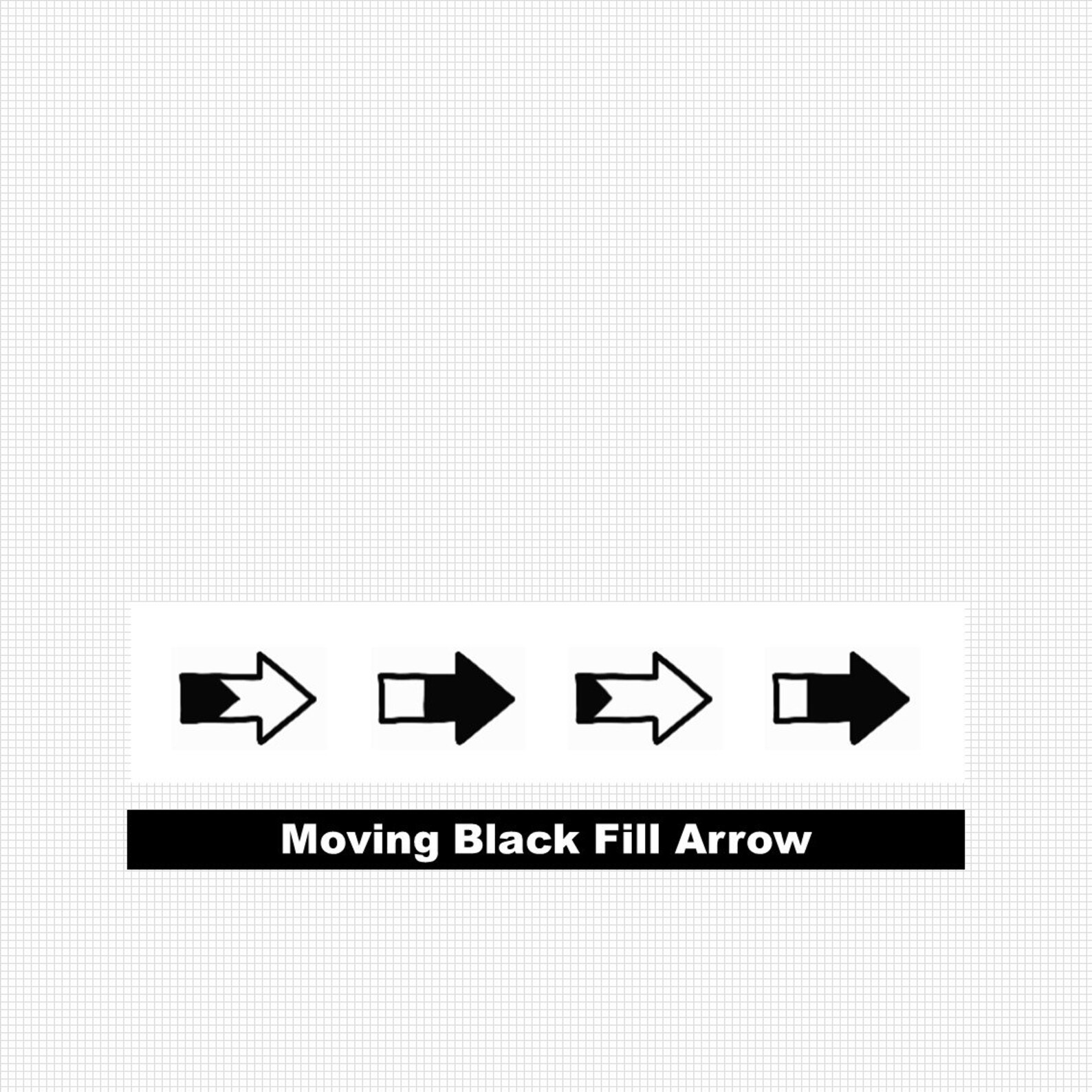 Animated Arrow Flashing, Blinking and Moving Fill Arrow in GIF and MP4 ...