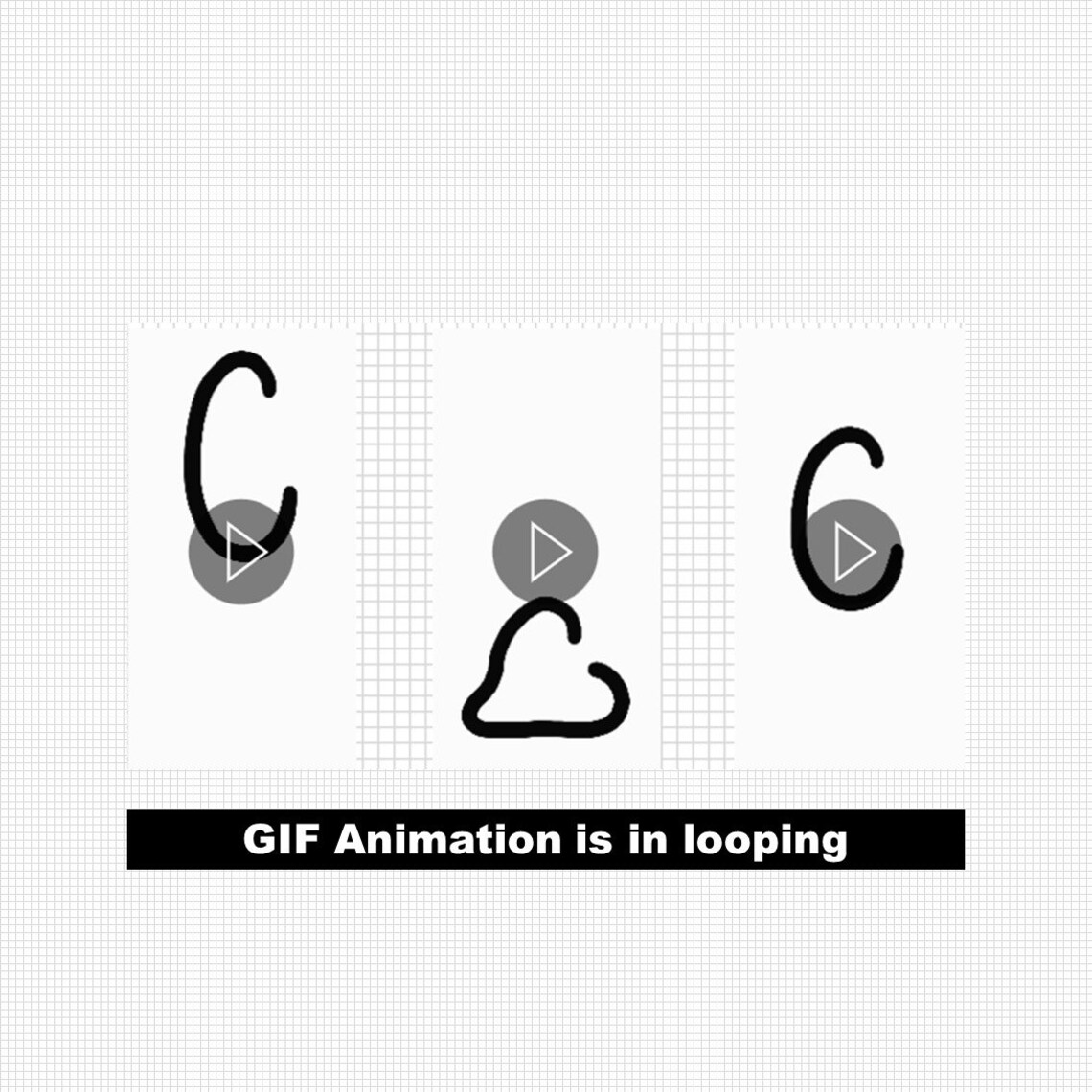 Animated Alphabet in Jumping Motion | Capital Letters From A to Z Are ...