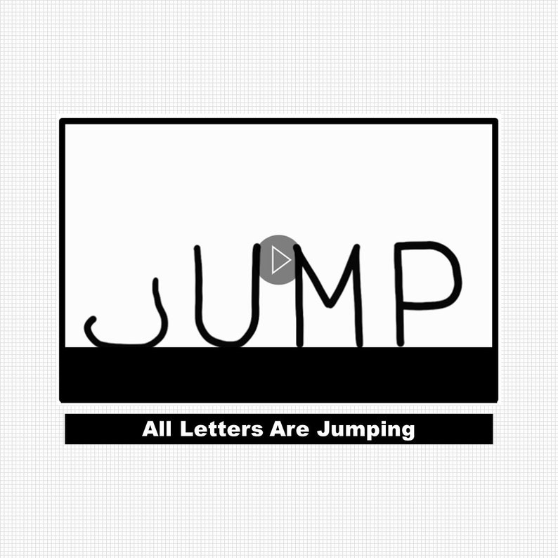 Jump Animated Word in Looping | Jumping Letters in GIF and MP4 Format ...