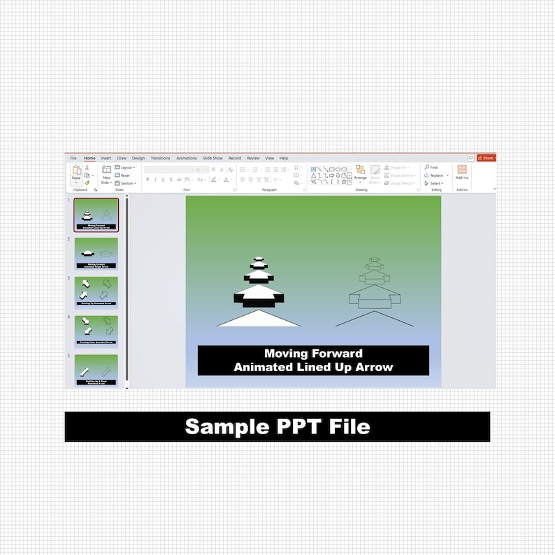 Animated Arrow | Perspective and Isometric View | Moving Forward, Up ...
