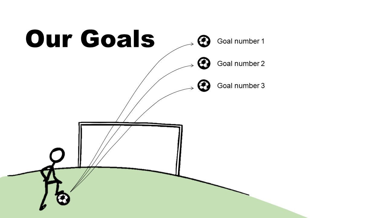 Powerpoint Digital Presentation Template for GOAL or OBJECTIVE ...