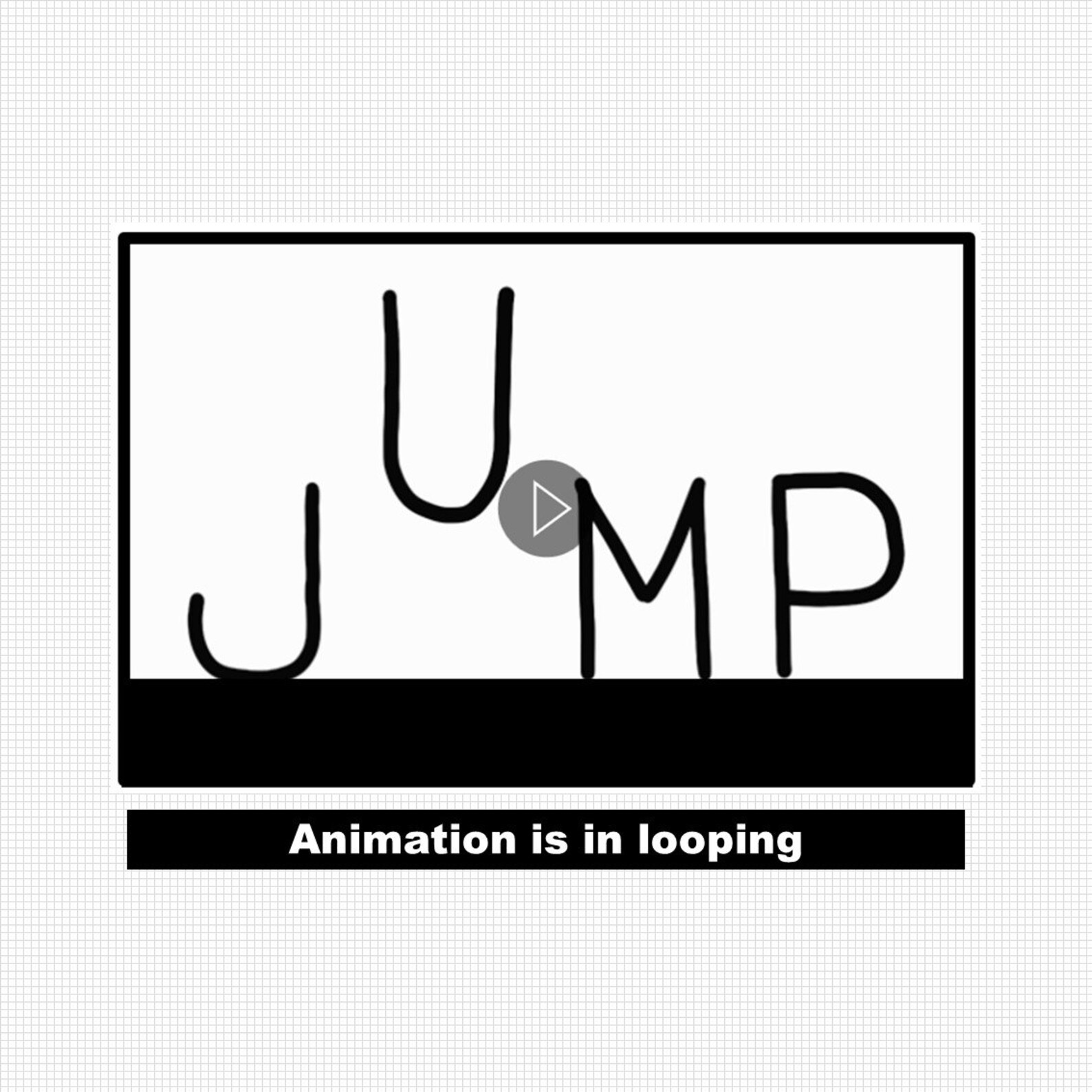 Jump Animated Word in Looping | Jumping Letters in GIF and MP4 Format ...