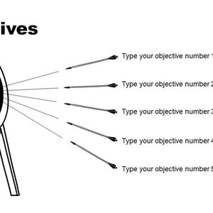 Powerpoint Digital Presentation Template for GOAL or OBJECTIVES ...
