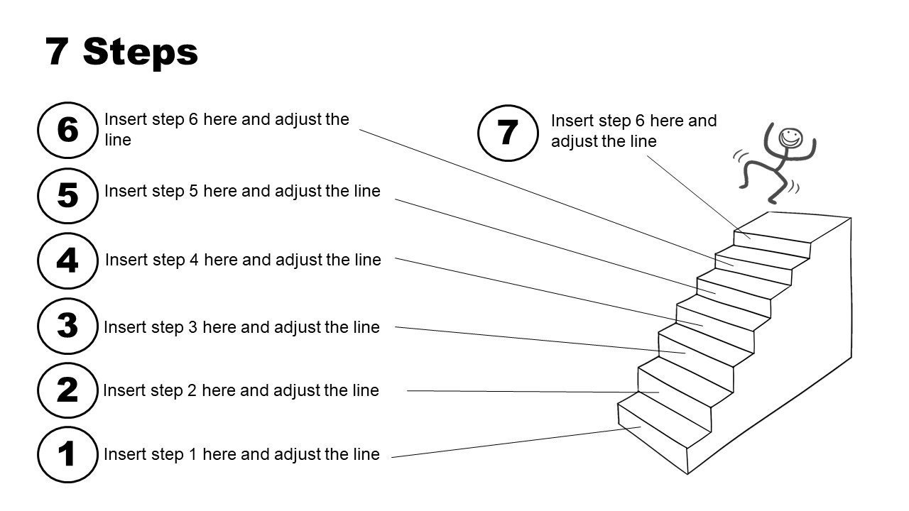 Powerpoint Template, Clip Art, Illustration for Step by Step, Stage ...