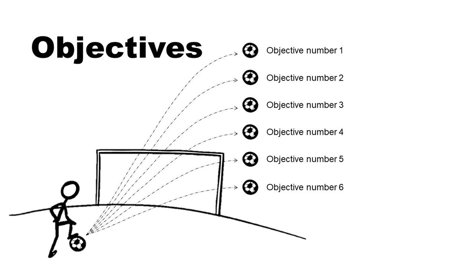 Powerpoint Digital Presentation Template for GOAL or OBJECTIVES ...