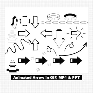 Animated Arrow | Flashing, Blinking and Moving Arrows in GIF and MP4 ...