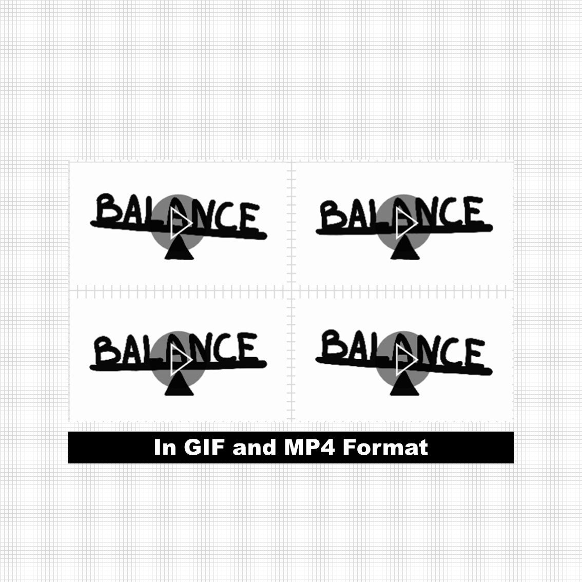 Animated Word BALANCE on See-saw | Balance Word Art in GIF, MP4 and ...