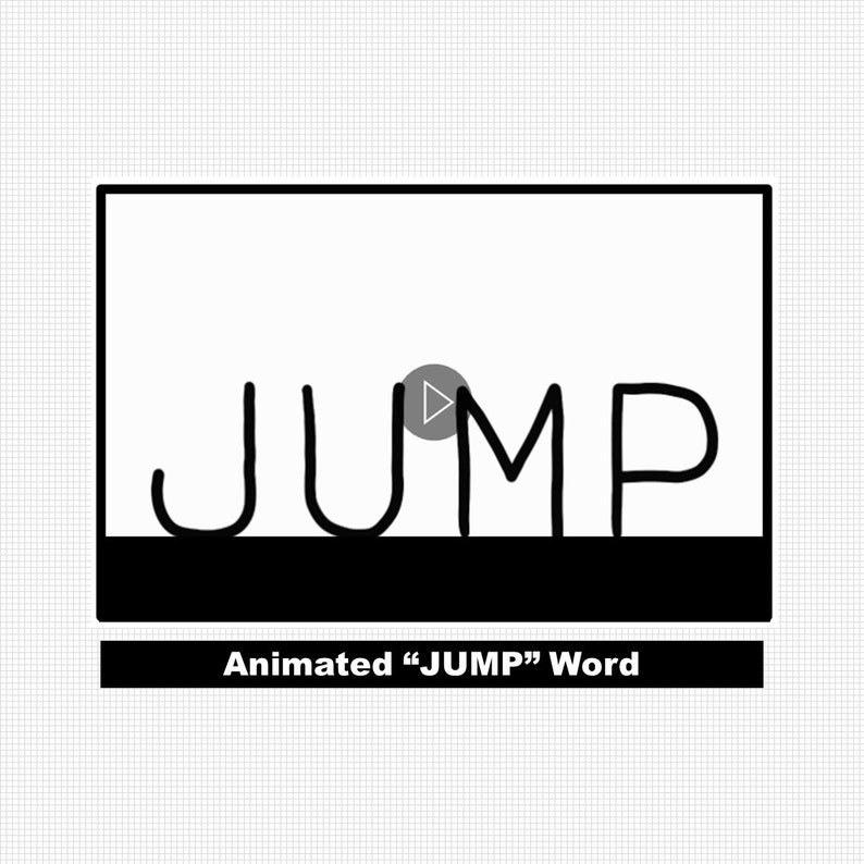 Jump Animated Word in Looping | Jumping Letters in GIF and MP4 Format ...