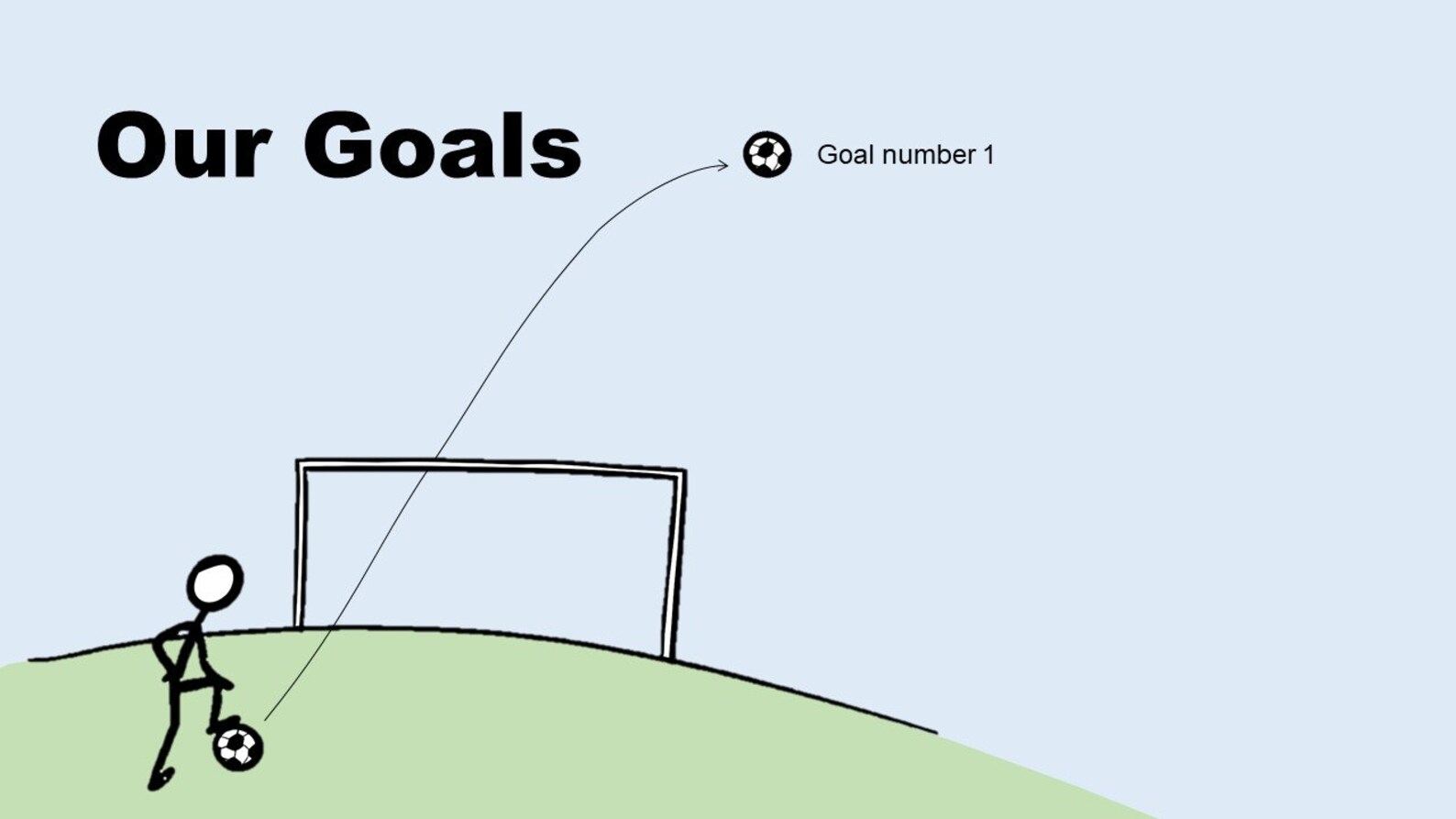 Powerpoint Digital Presentation Template for GOAL or OBJECTIVE ...