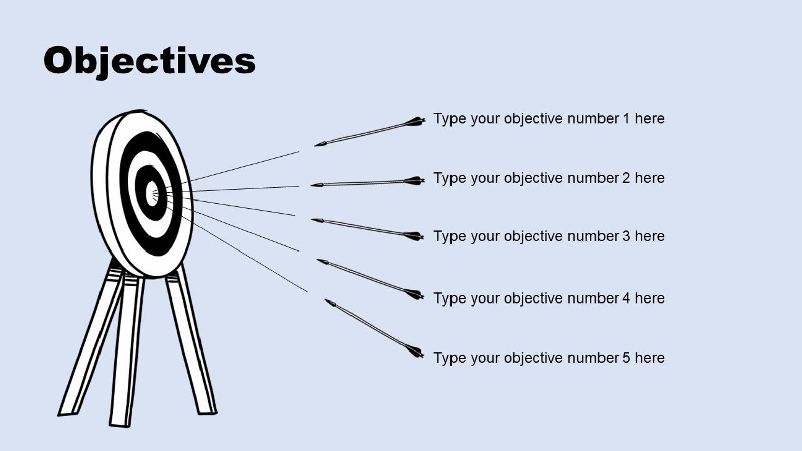 Powerpoint Digital Presentation Template for GOAL or OBJECTIVES ...