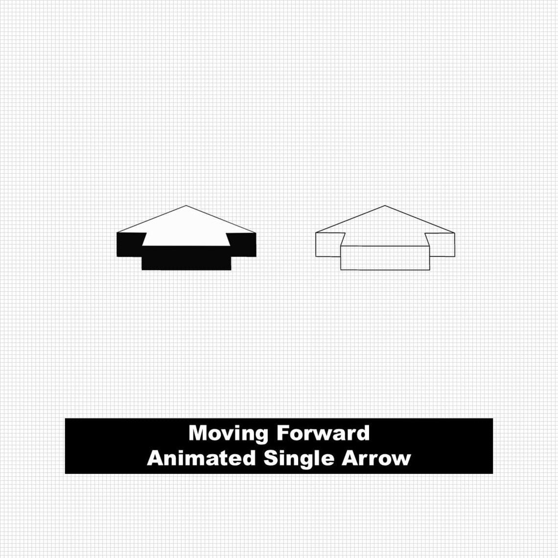 Animated Arrow | Perspective and Isometric View | Moving Forward, Up ...