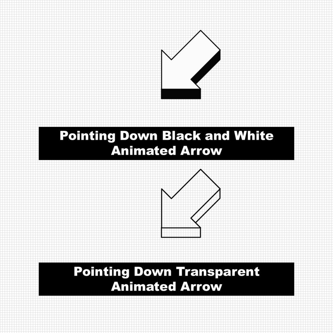 Animated Arrow | Perspective and Isometric View | Moving Forward, Up ...