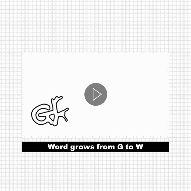 Animated Word GROW in GIF and MP4 Format | Animated Word Art for ...