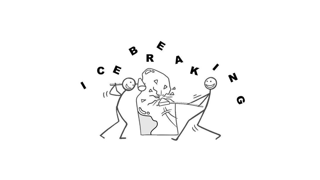 Ice Breaking Powerpoint Hand Drawn Cartoon Illustration and Image - Etsy