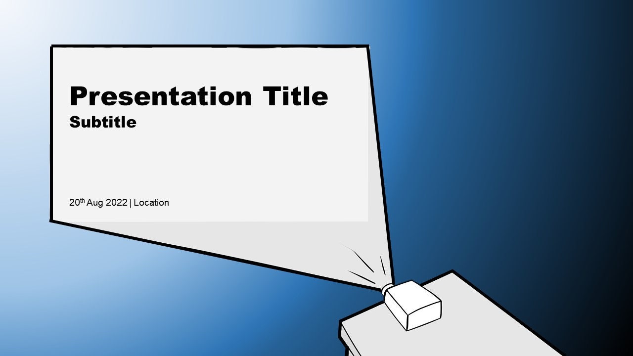 Powerpoint Digital Template for Presentation Title in a Simple ...