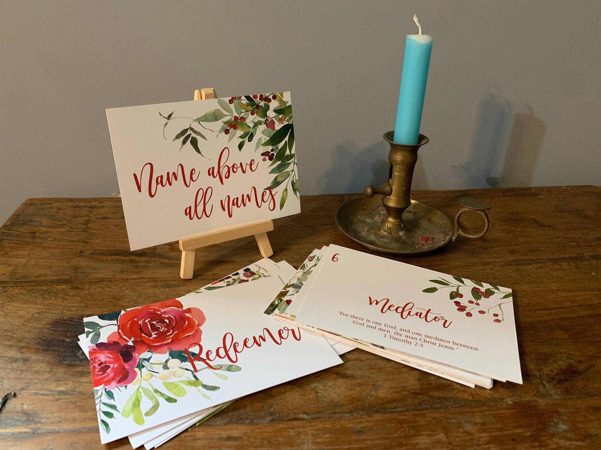 5 Names of Jesus Advent Calendars - Etsy