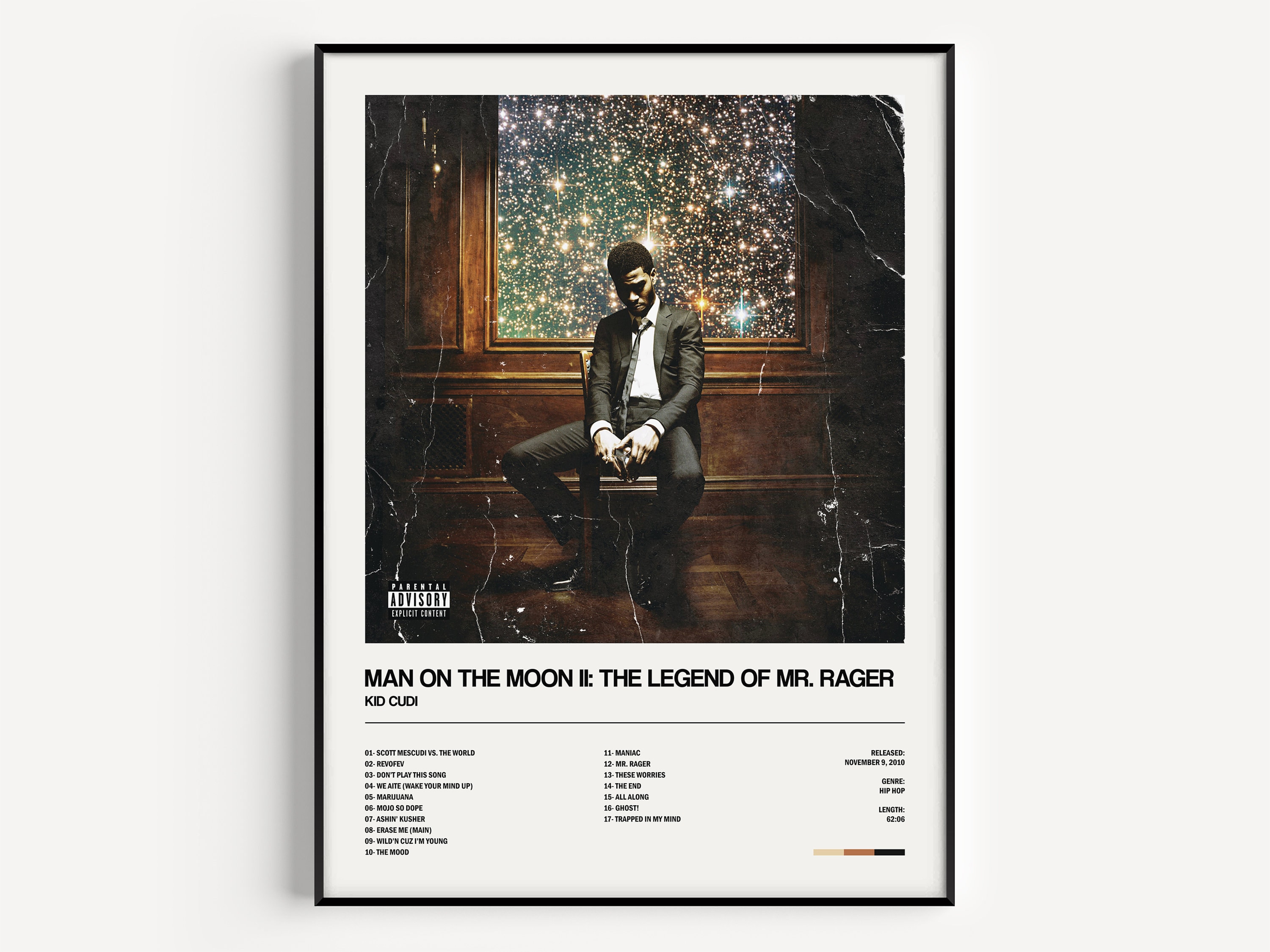 Kid Cudi Mr Rager Poster