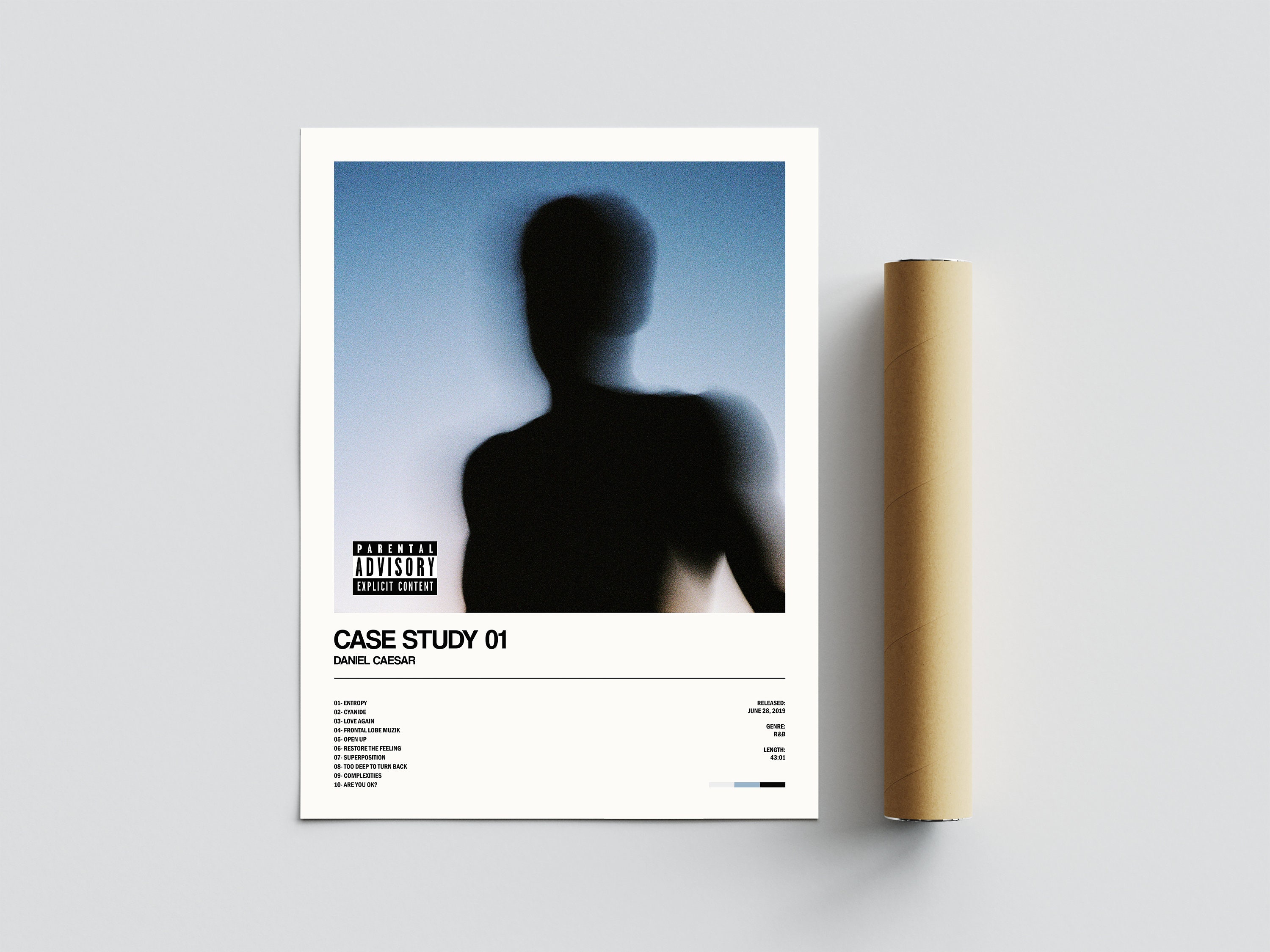 Case Study 01, Daniel Caesar, Case Study 01 Print, Case Study 01 Album Poster, Case Study 01 ...
