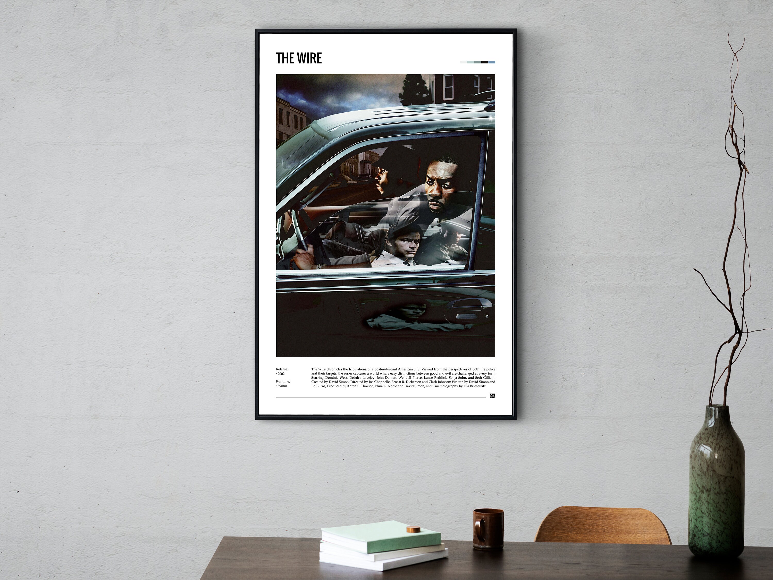 The Wire the Wire Print the Wire Minimalist Poster the Wire - Etsy