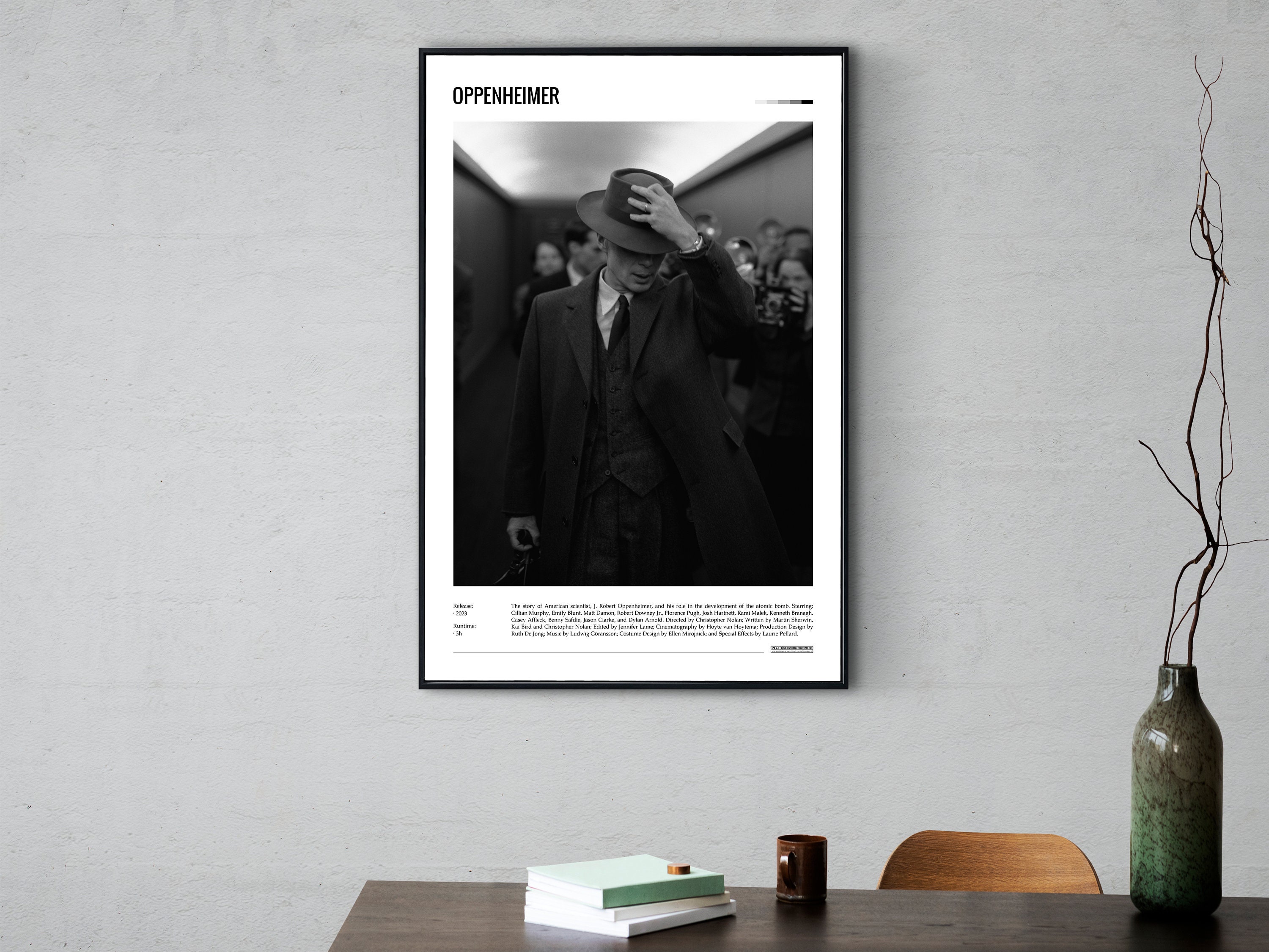 Oppenheimer Poster, Oppenheimer Art Poster