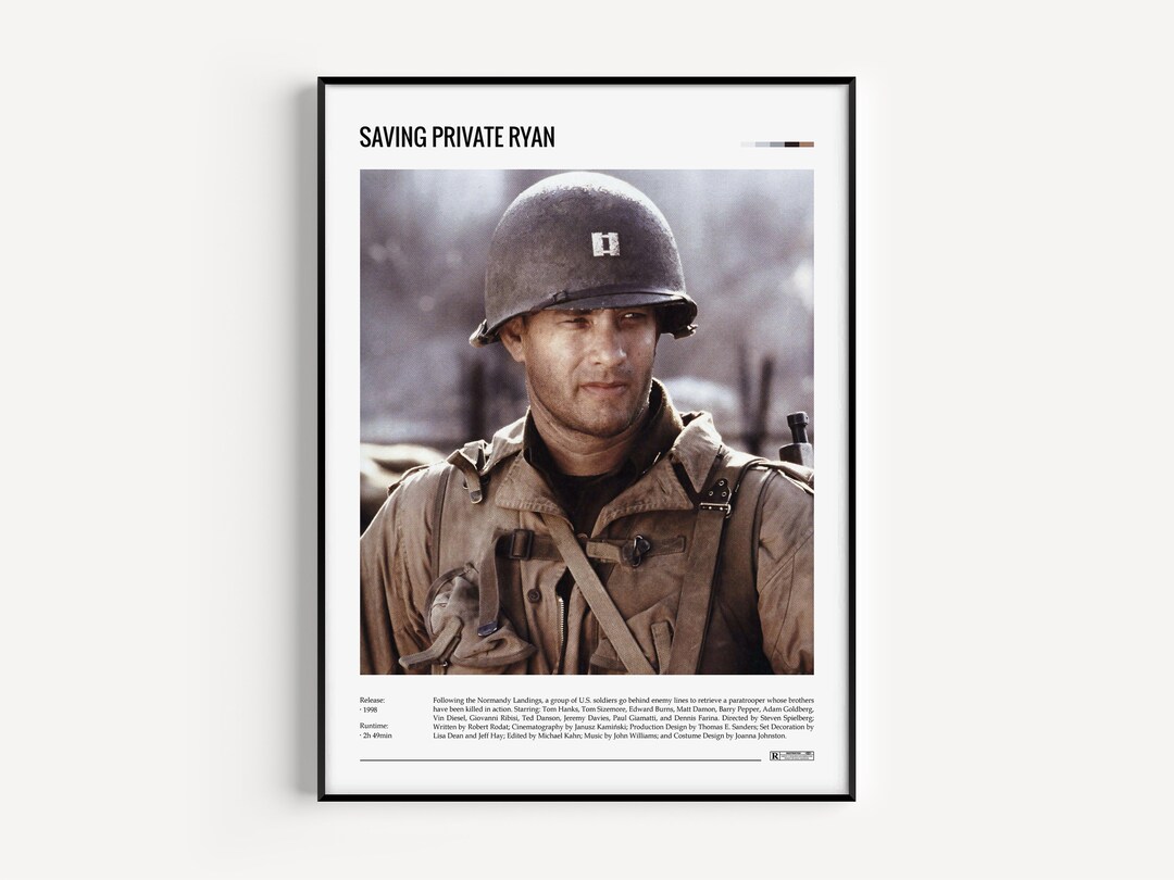Saving Private Ryan Saving Private Ryan Print Saving Private - Etsy