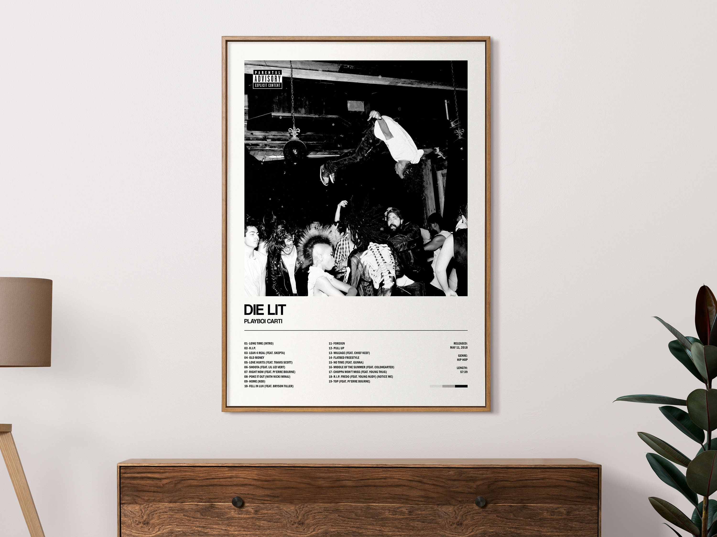 Die Lit Playboi Carti Die Lit Print Die Lit Album Poster - Etsy