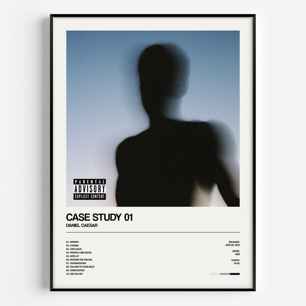 Case Study 01 Album Cover Poster - Etsy