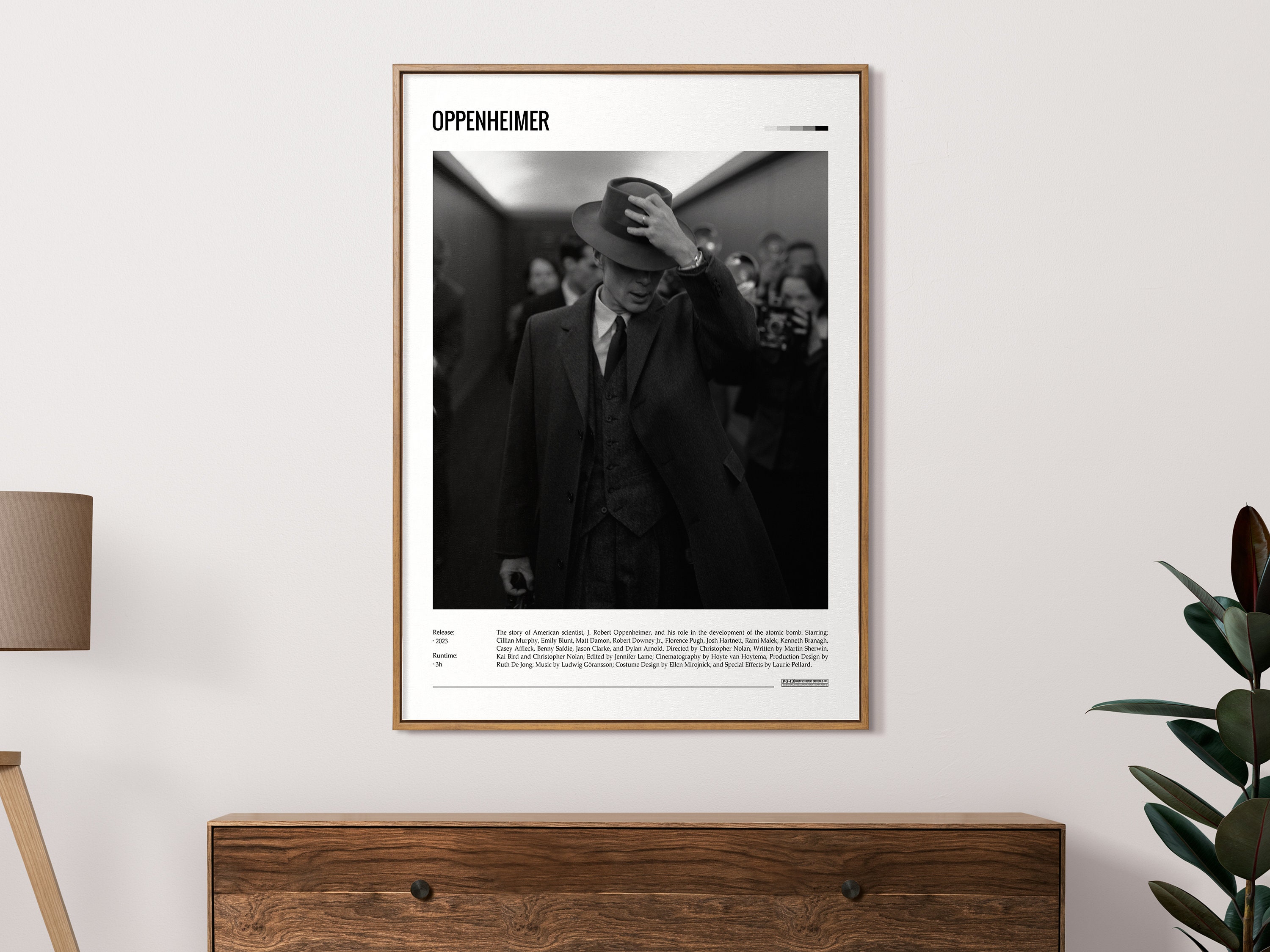 Oppenheimer Poster, Oppenheimer Art Poster