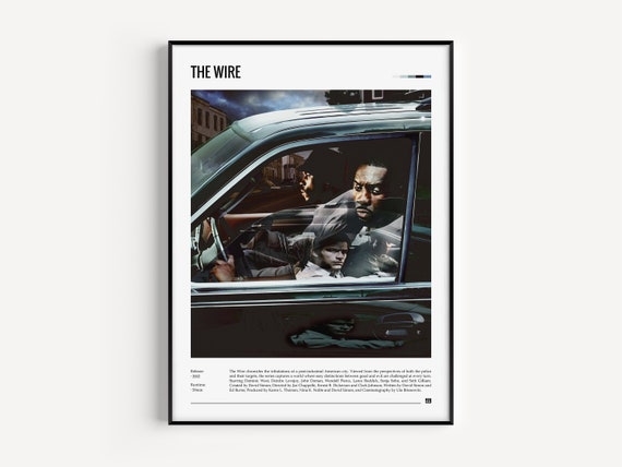 The Wire the Wire Print the Wire Minimalist Poster the Wire - Etsy