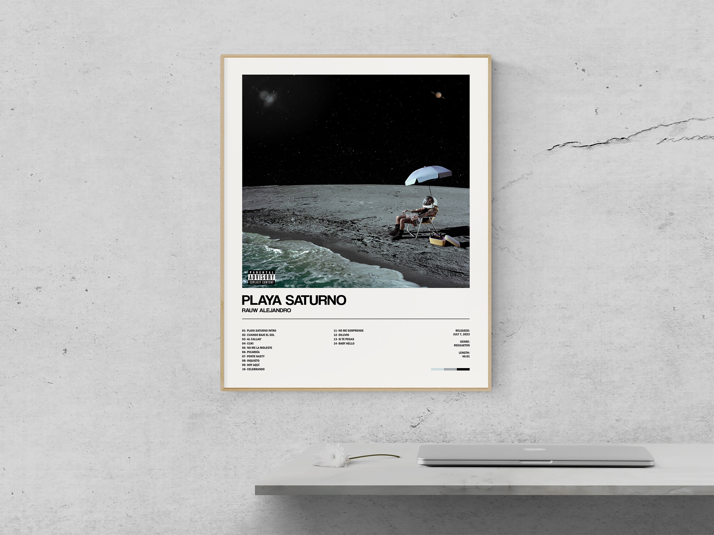 Playa Saturno Rauw Alejandro Playa Saturno Print Playa - Etsy