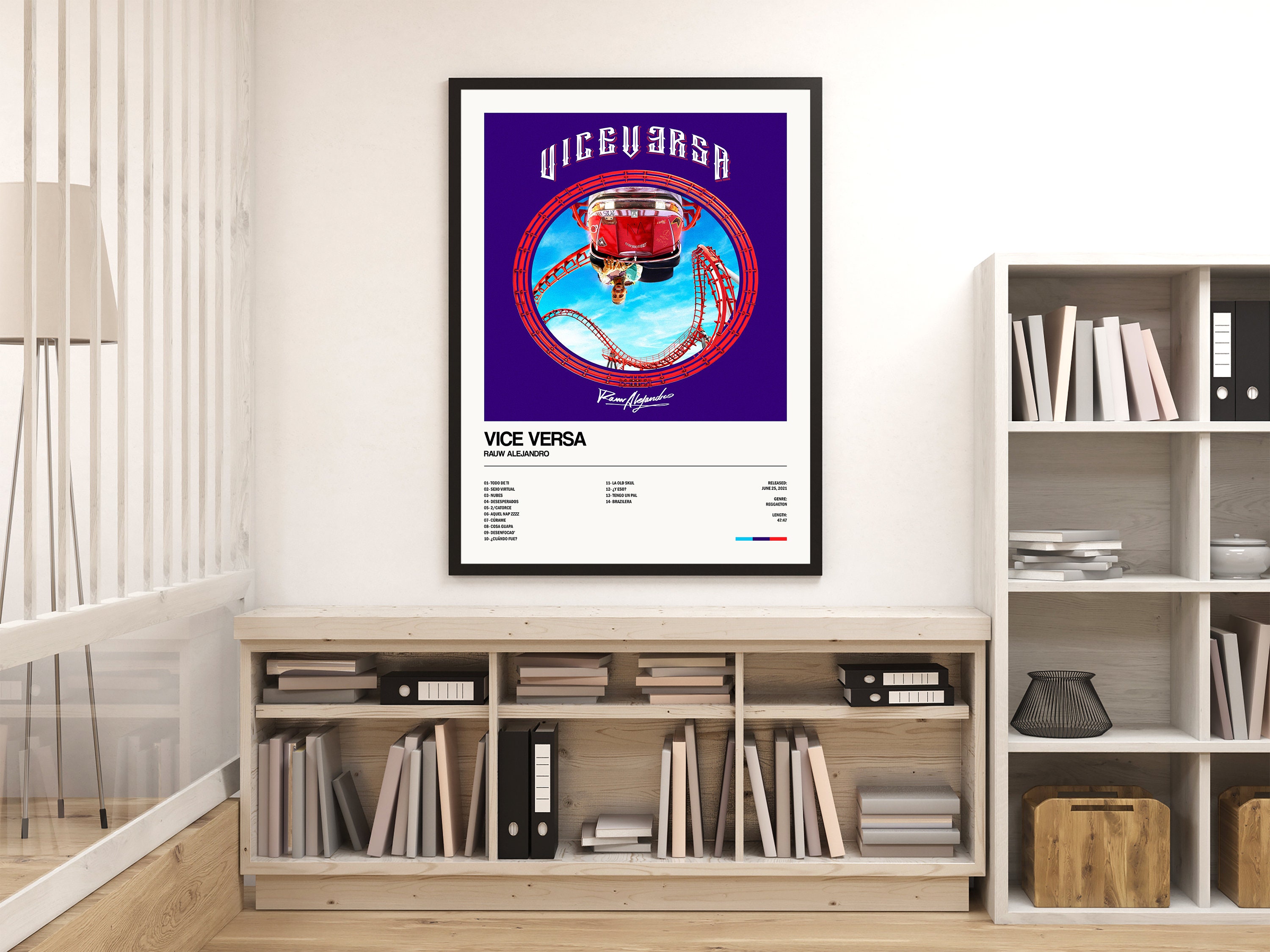 Vice Versa, Rauw Alejandro, Vice Versa Print, Vice Versa Album Poste ...