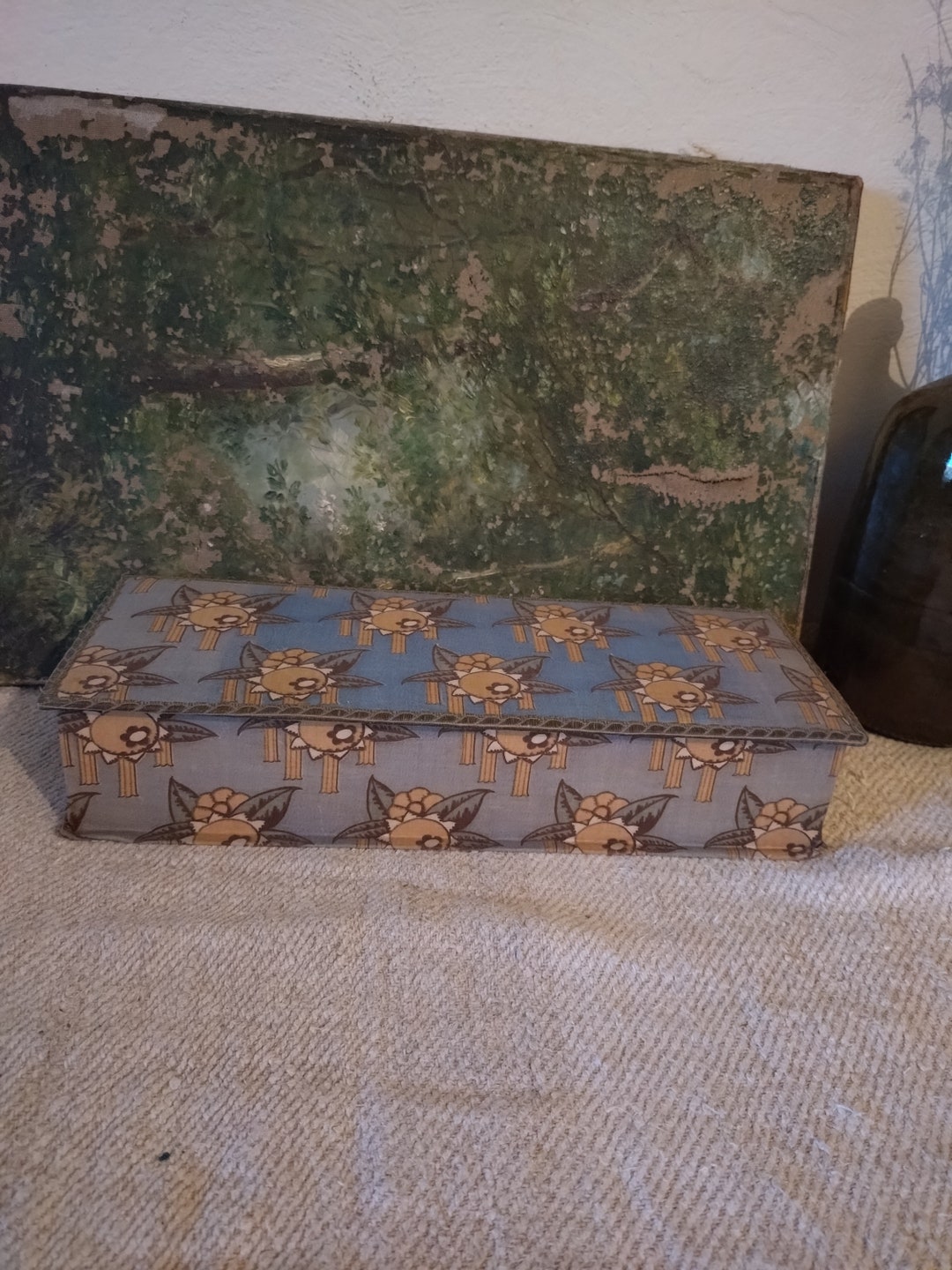 Beautiful Old Art Nouveau Haberdashery Box, Early 20th Century - Etsy