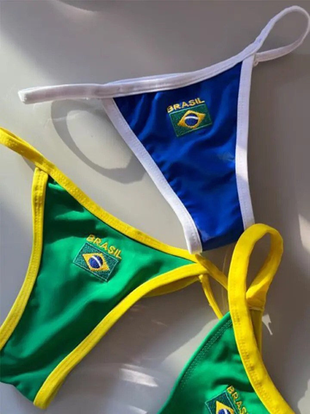 Y2K Brazil bikini Y2K aesthetic bikini top and bottoms cute - Etsy 日本