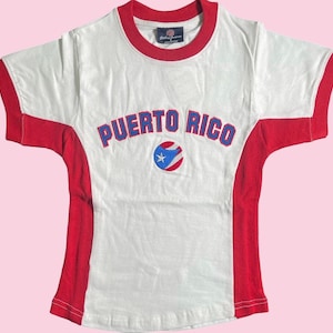 Vintage Puerto Rico Crop Top Y2k Cropped Baby Tee 90s 2000s - Etsy