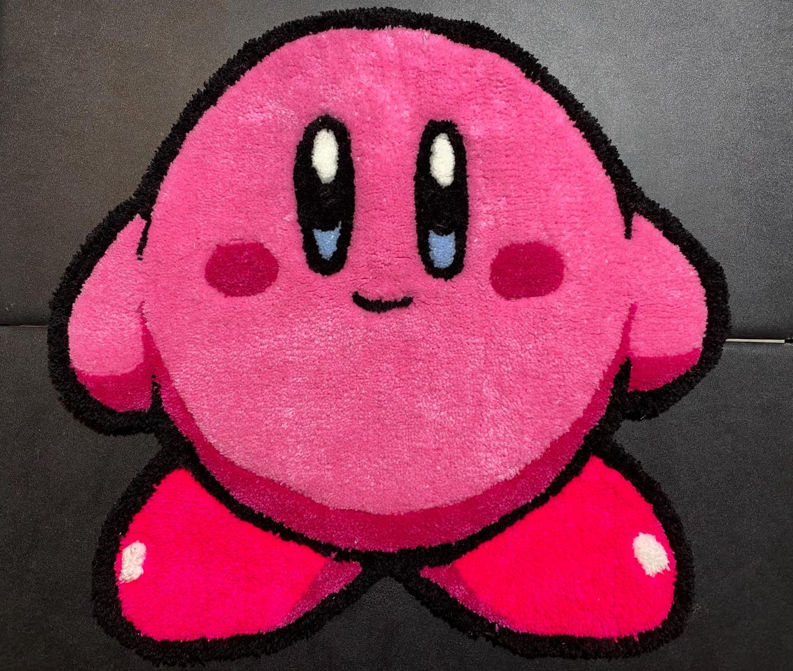 Kirby Style Rug - Etsy