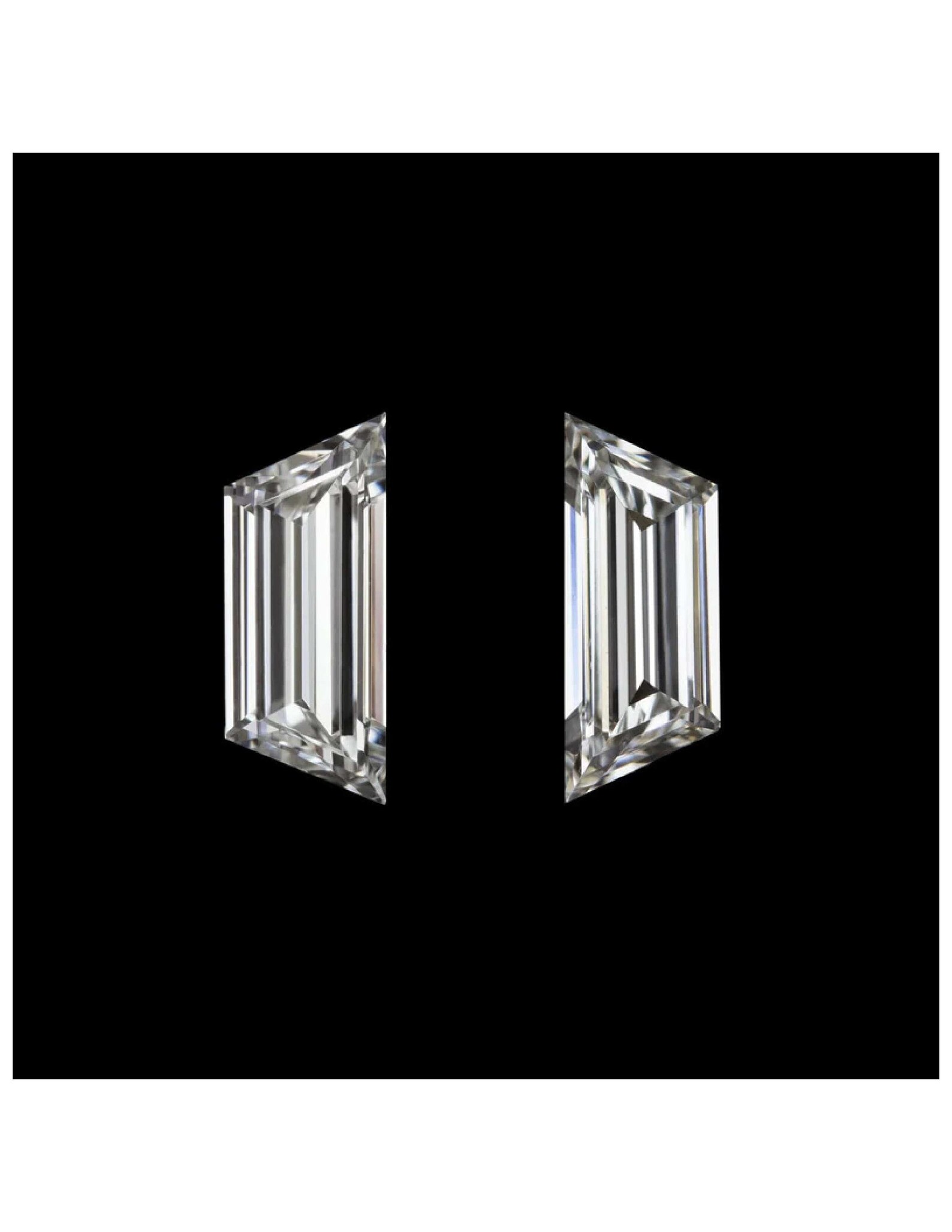 Trapezoid Diamond Pair / Natural Diamond Loose for Her/ - Etsy