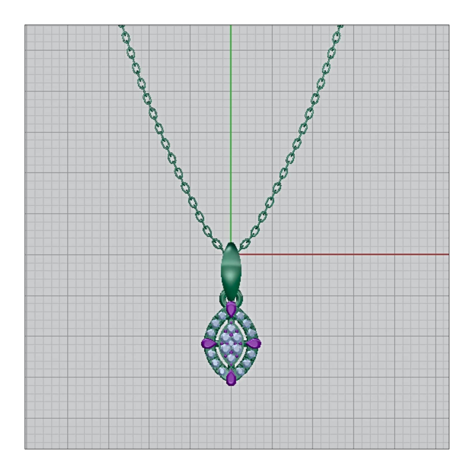 CAD Mock-up: 3D Jewelry Design Model of Your Own Jewelry in Pendants - Etsy