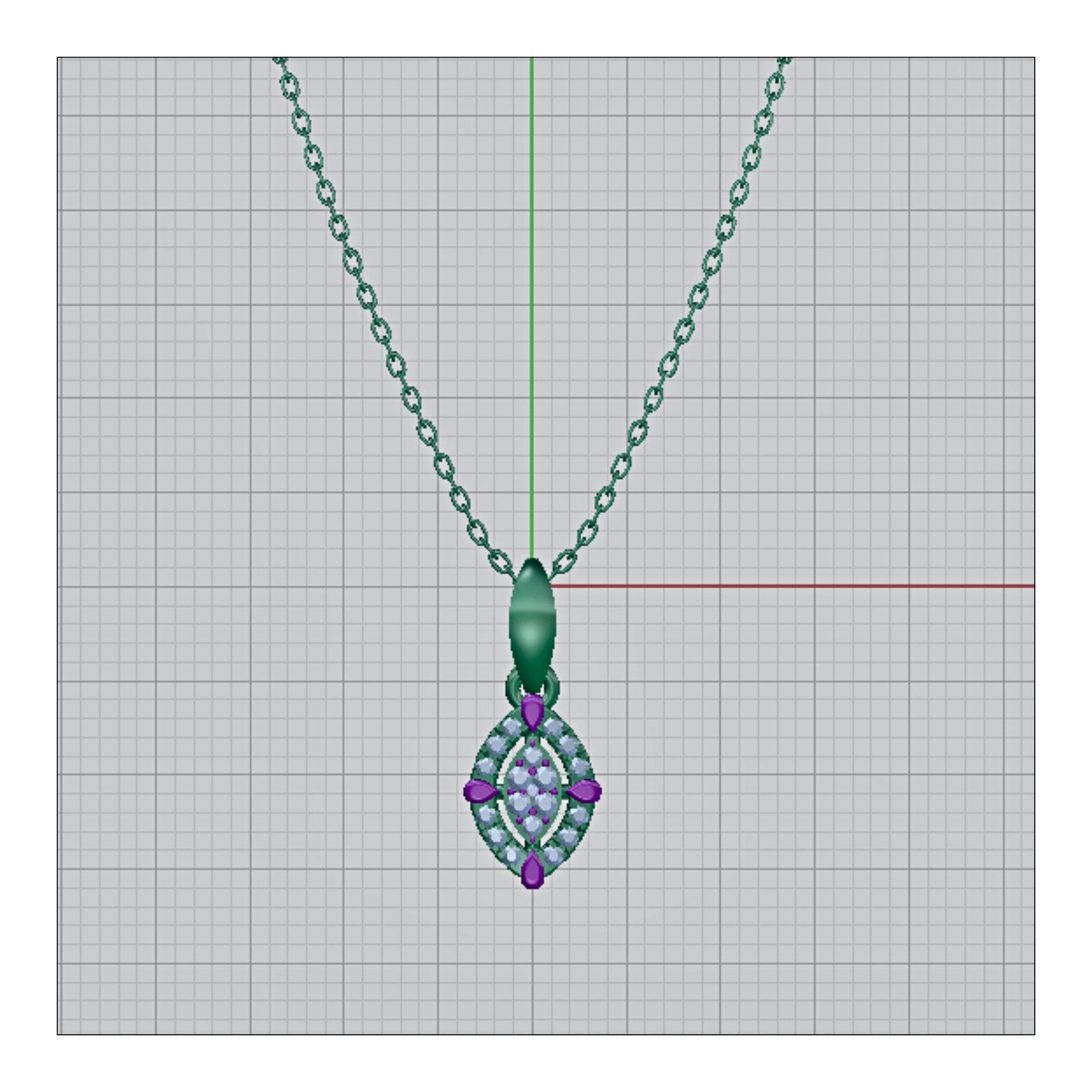 CAD Mock-up: 3D Jewelry Design Model of Your Own Jewelry in Pendants - Etsy