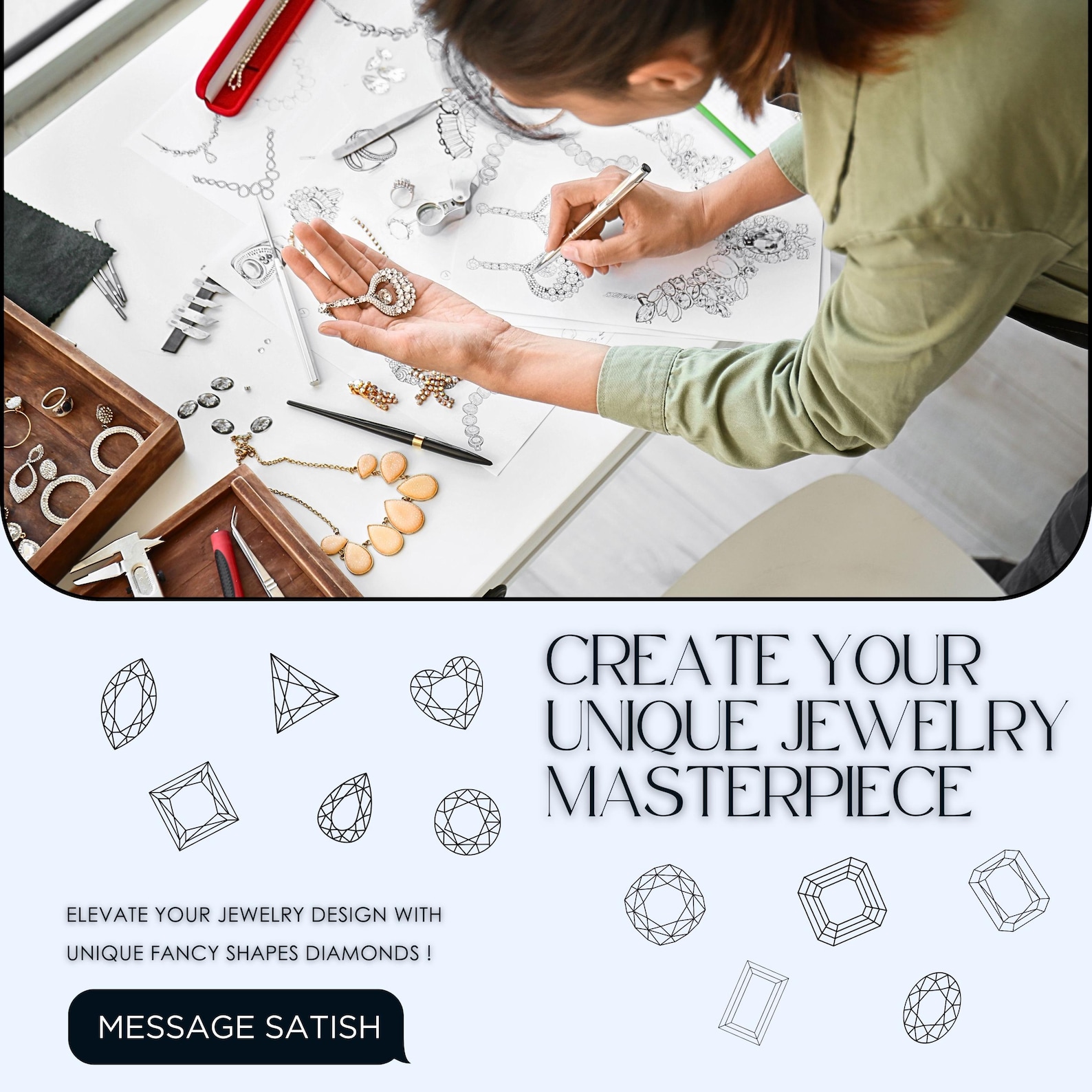 Custom Jewelry Design Service • 3D CAD Mockup (STL/3DM ...