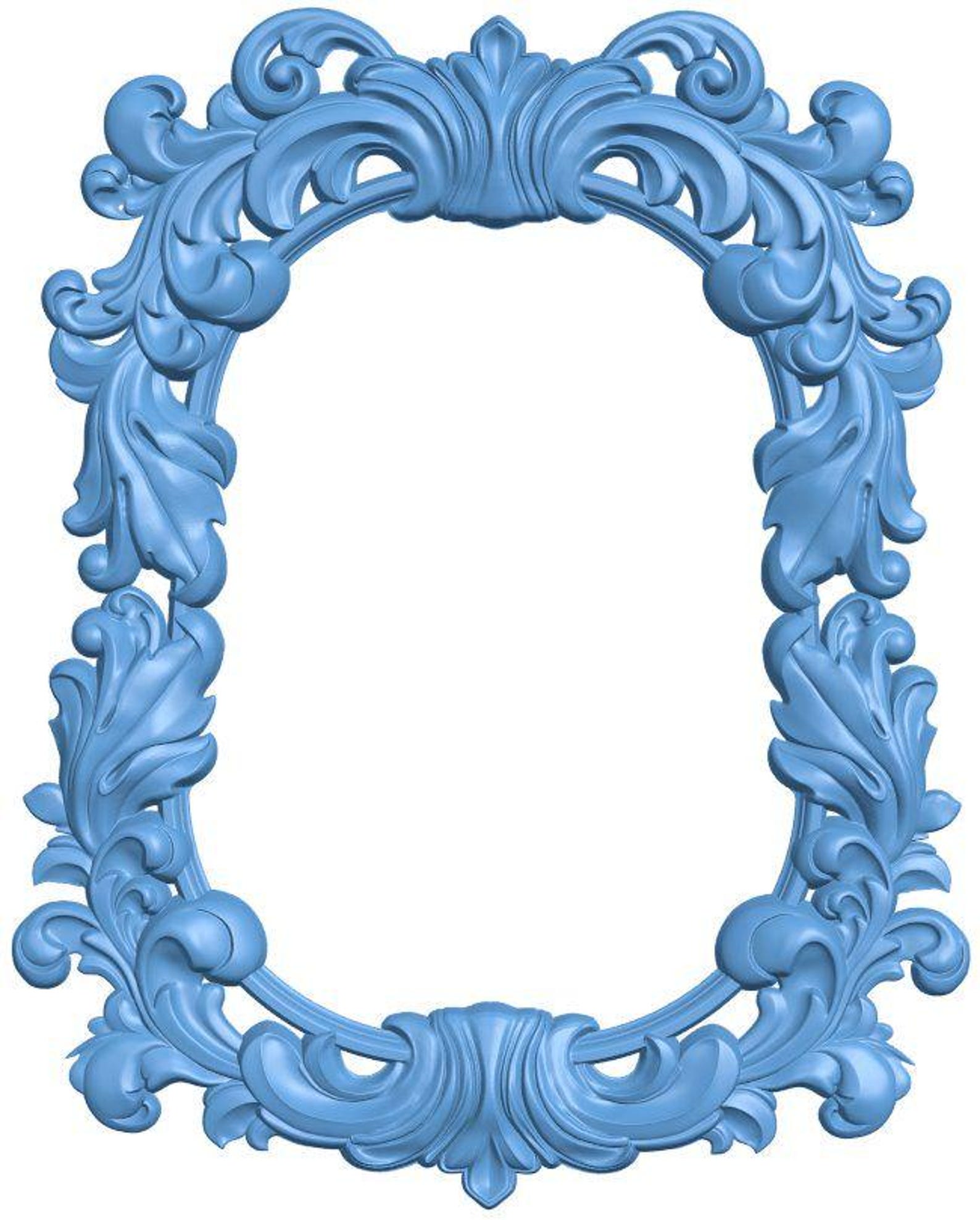 Digital 3D CAD Mock-up Service for Unique Gold Custom Frame CAD Designs ...