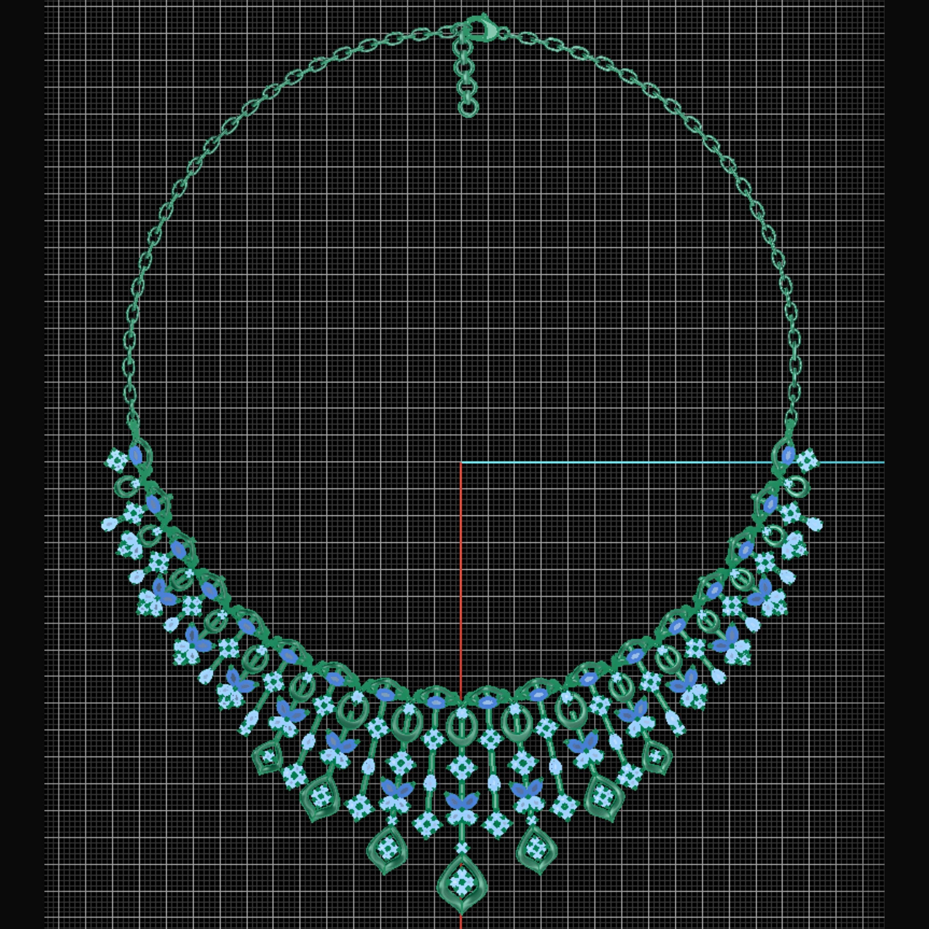 CAD Mock-up: 3D Jewelry Design Model of Your Own Jewelry in Necklaces ...