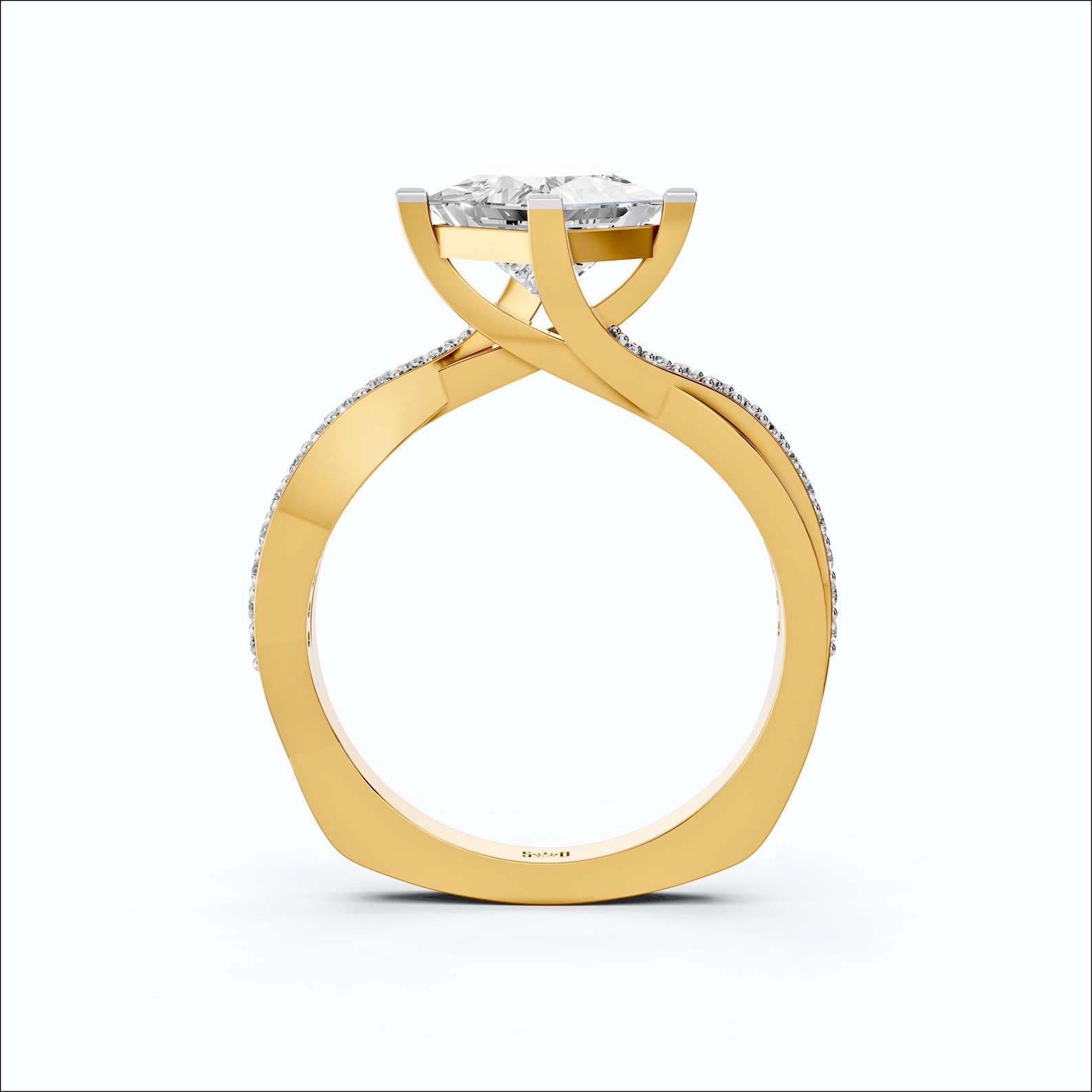 CAD Mock-up: 3D Jewelry Design Model of Your Own Jewelry in Rings - Etsy