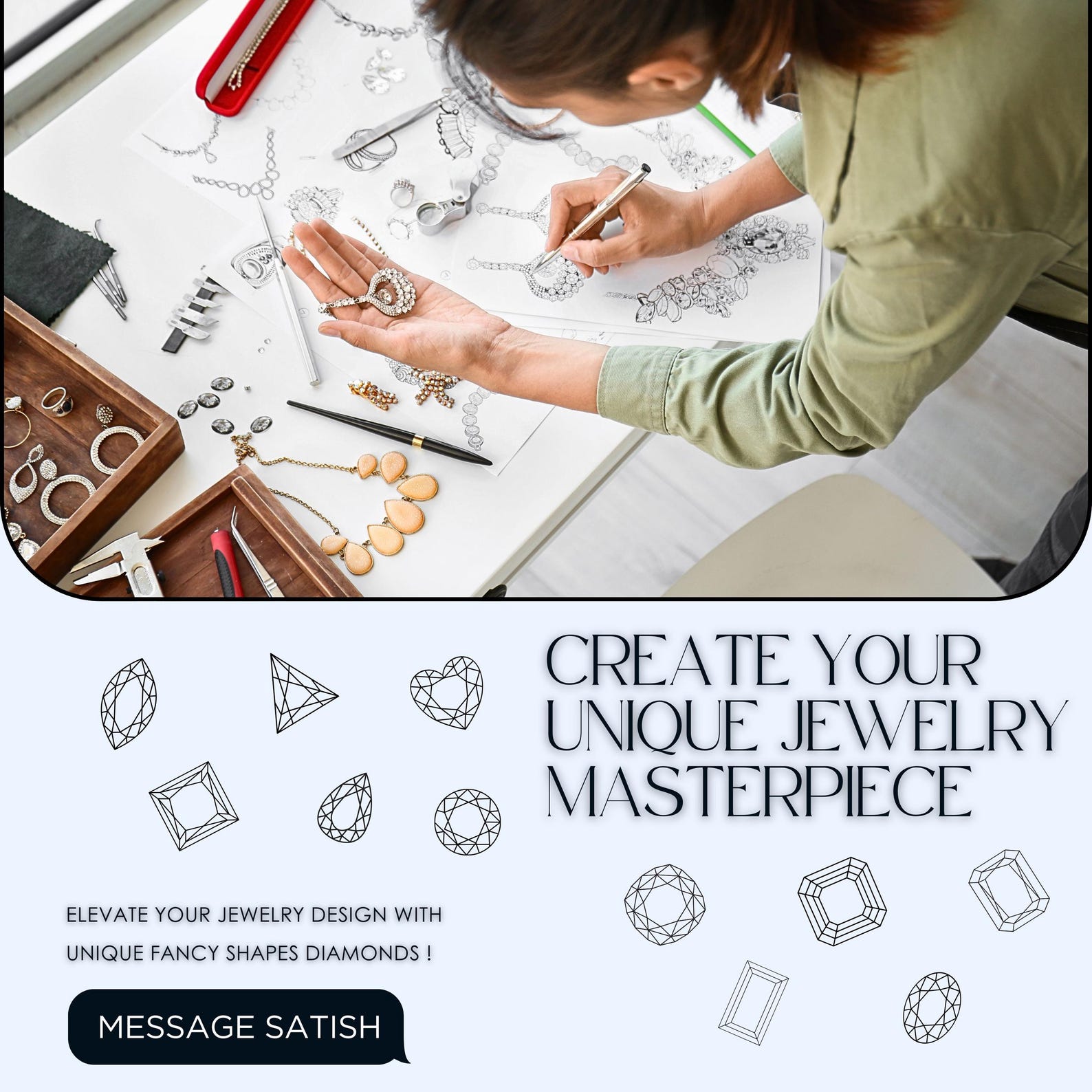 CAD Mock-up: 3D Jewelry Design Model of Your Own Jewelry in Pendants - Etsy