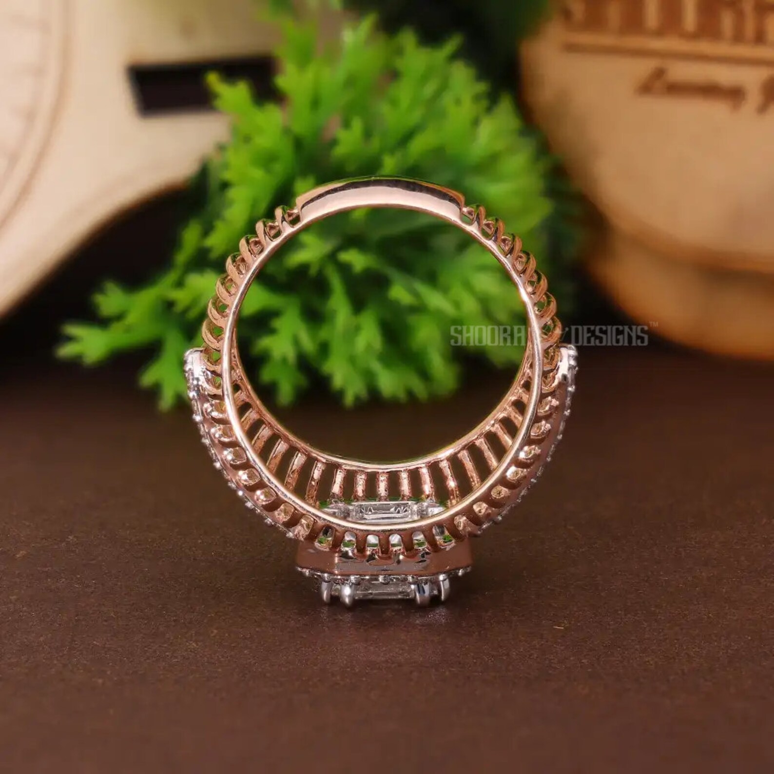 Emerald Pie Cut Diamond Ring, Pie Cut Natural Diamond Halo Engagement ...