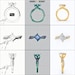 CAD Mock-up: 3D Jewelry Design Model of Your Own Jewelry in Rings - Etsy